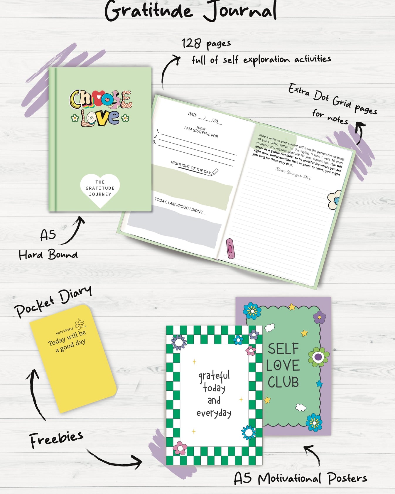 Self-love Gratitude Journal KIT – KALP